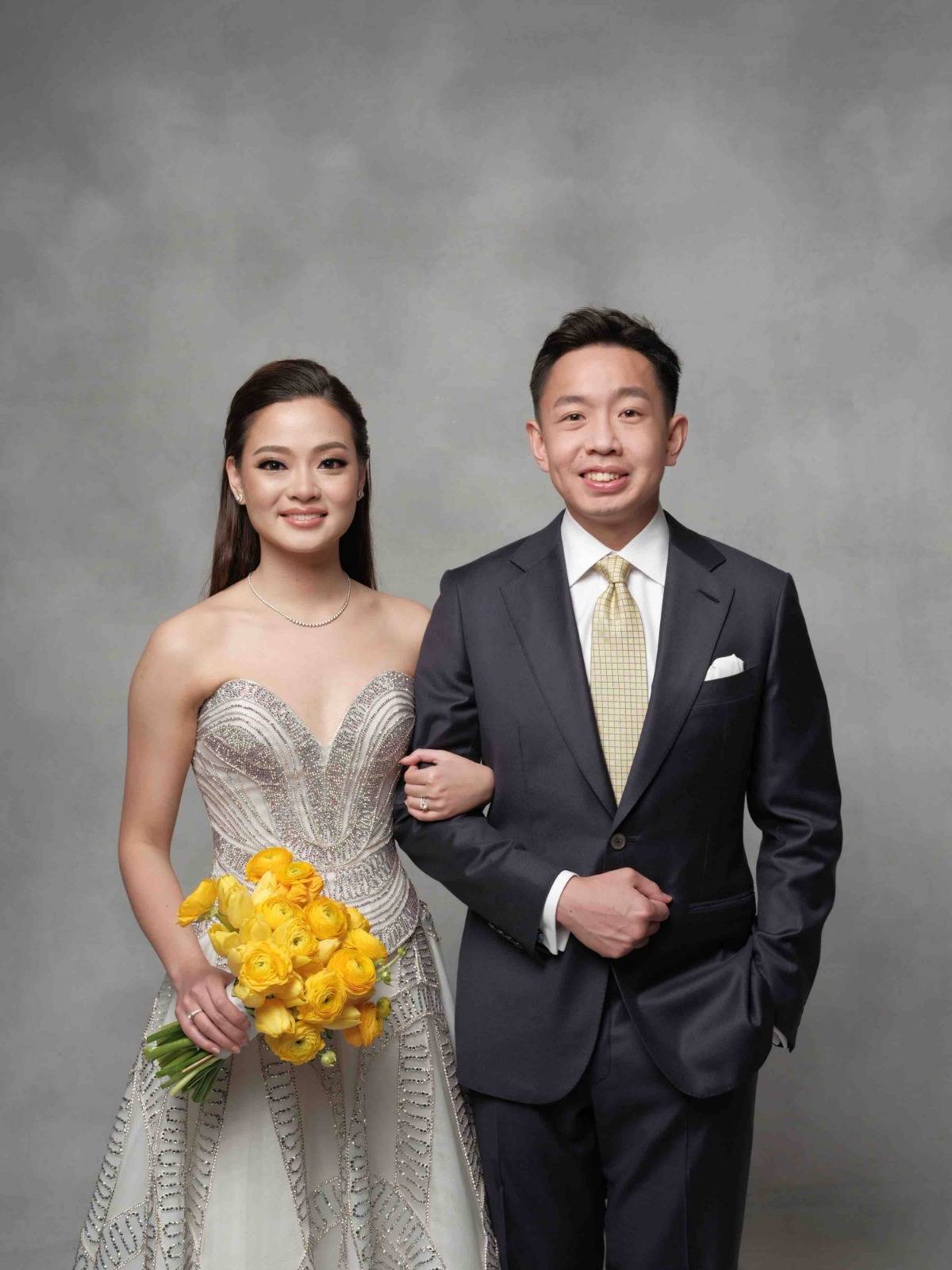 Yellow Ranun Round Bouquet - Baleton Flowerchef